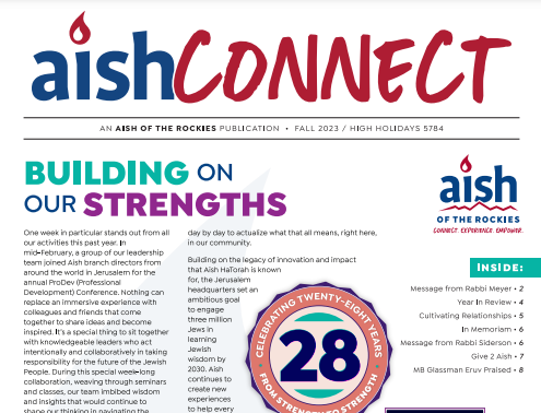 Aish Connect - Fall 2023 - Aish of the Rockies